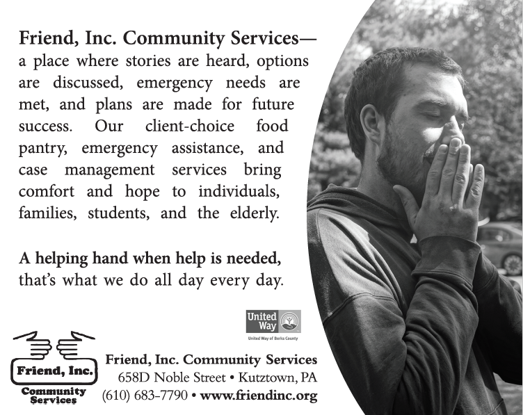 Friend, Inc. is November, 2019's Charity of the Month!